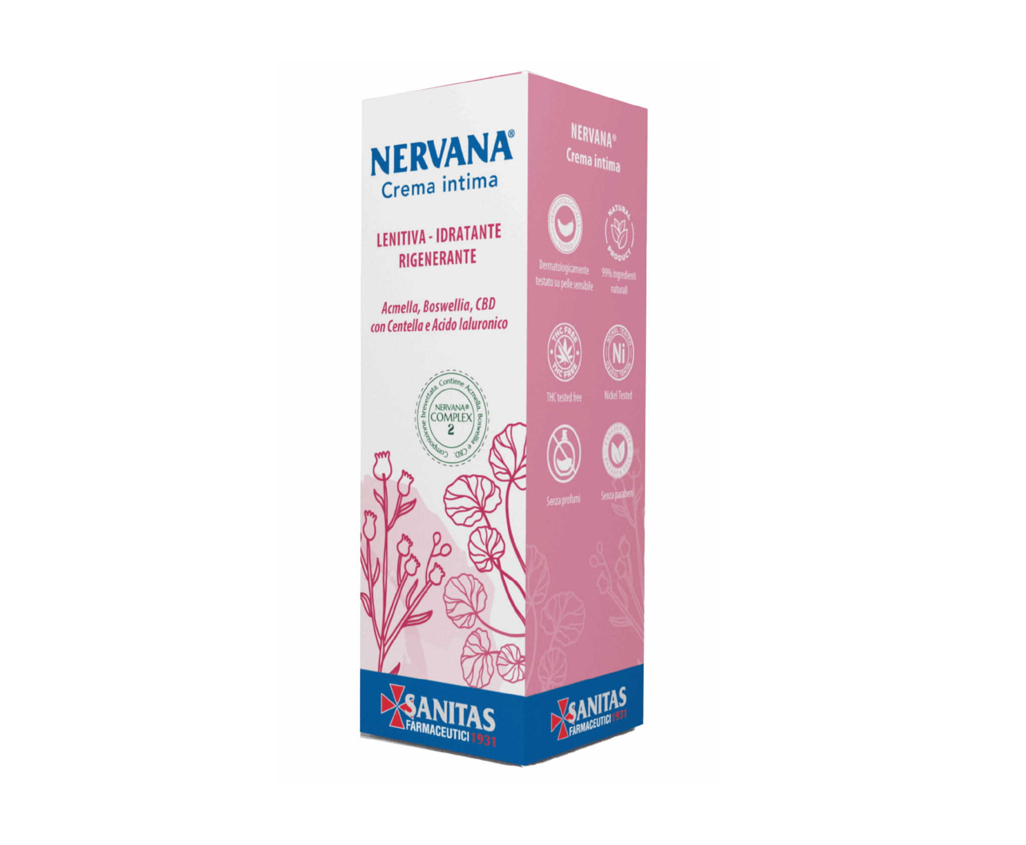 Nervana crema intima con Acmella, Boswellia e CBD
