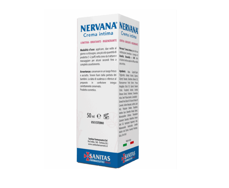 Nervana crema intima con Acmella, Boswellia e CBD